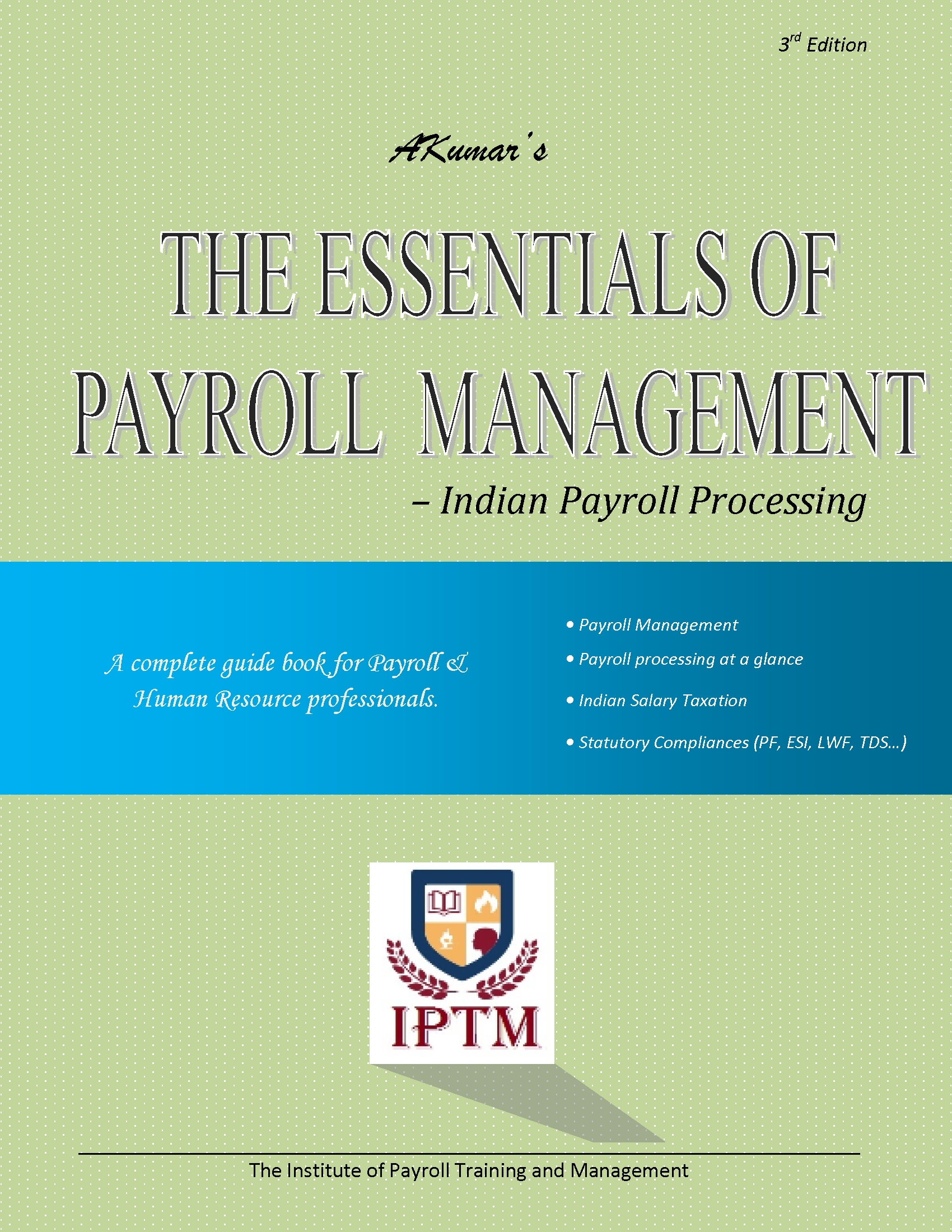 Payroll Management Book | Indian Payroll Book